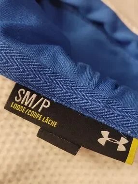 Under Armour | Shirts | Under Armour White Hoodie With Blue Hood Lining ...